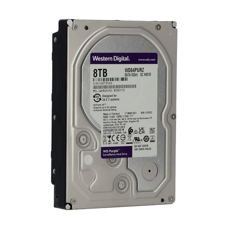 هارد اینترنال وسترن دیجیتال Western Digital Purple 8TB WD84PURZ ...