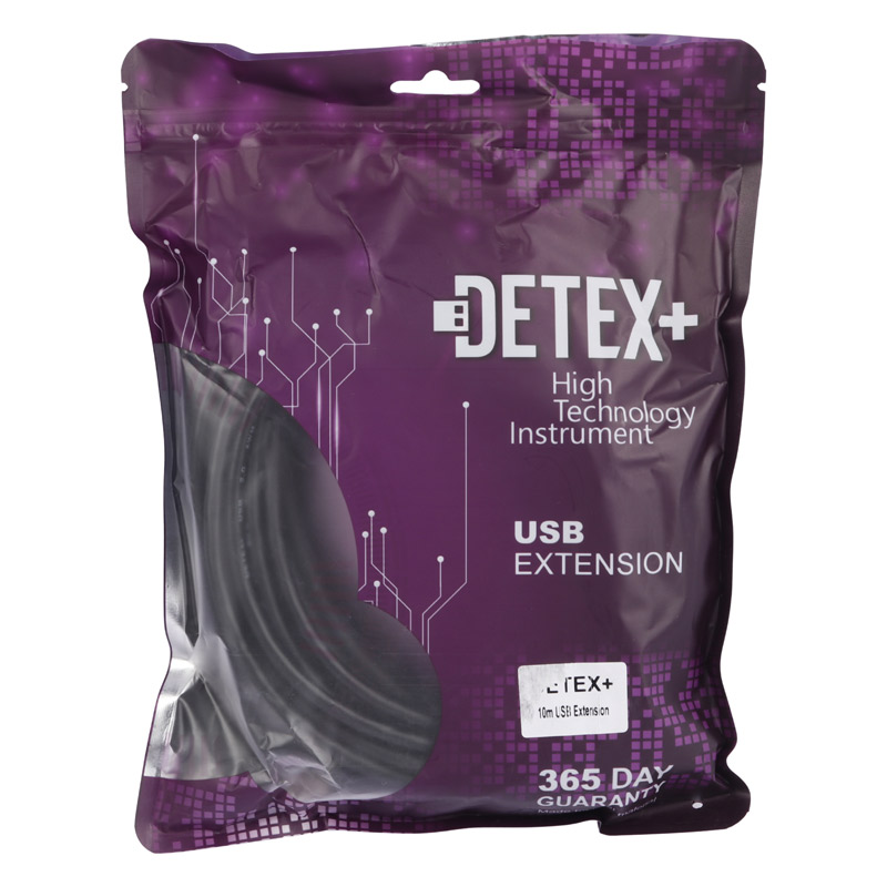 کابل افزایش طول Detex+ USB 10m - فروشگاه اینترنتی تیک لایت