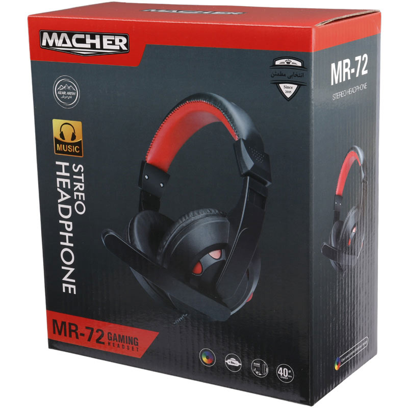 هدست سیم دار Macher MR-72 - فروشگاه اینترنتی تیک لایت